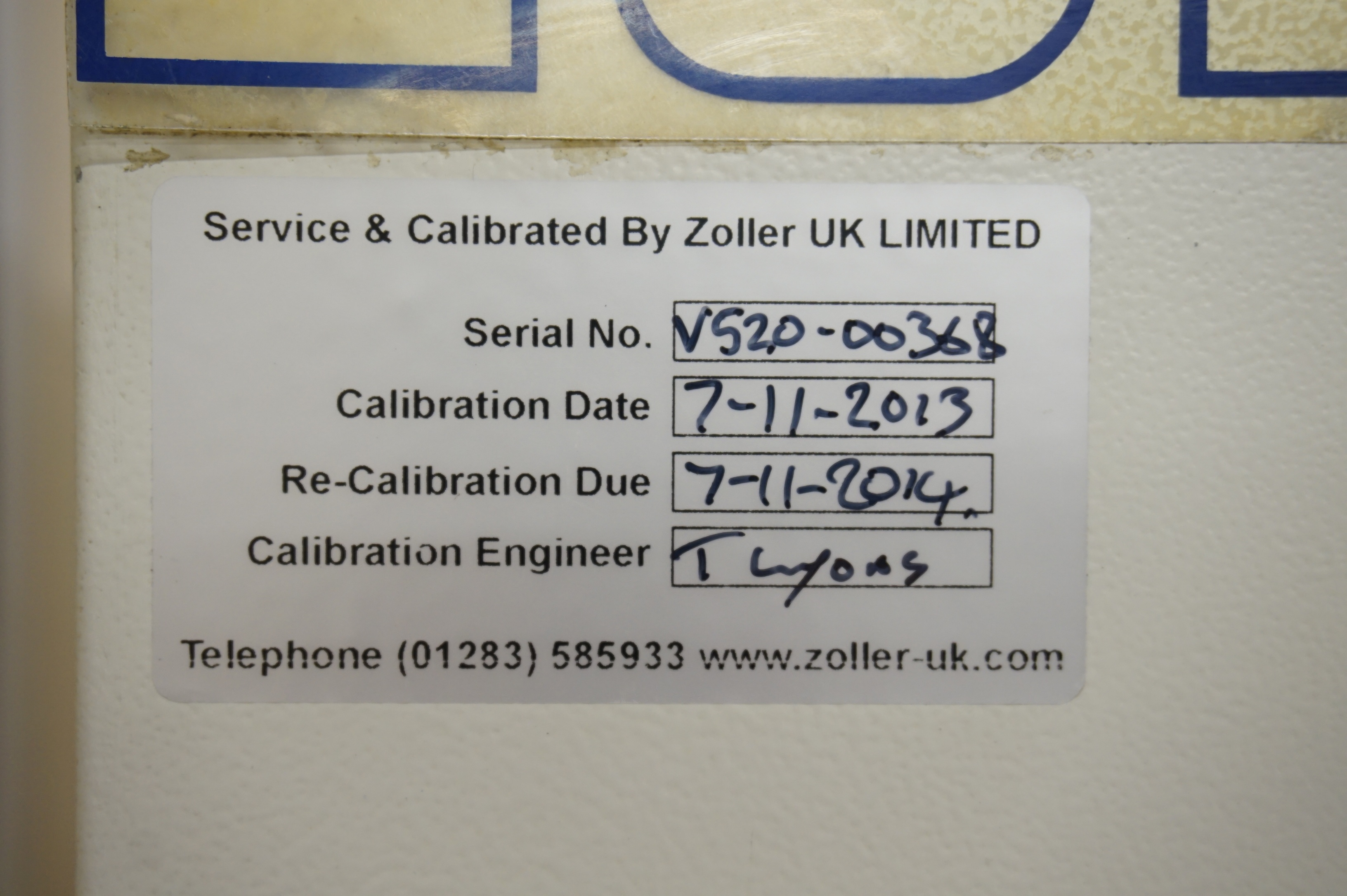 Zoller Tool Setter