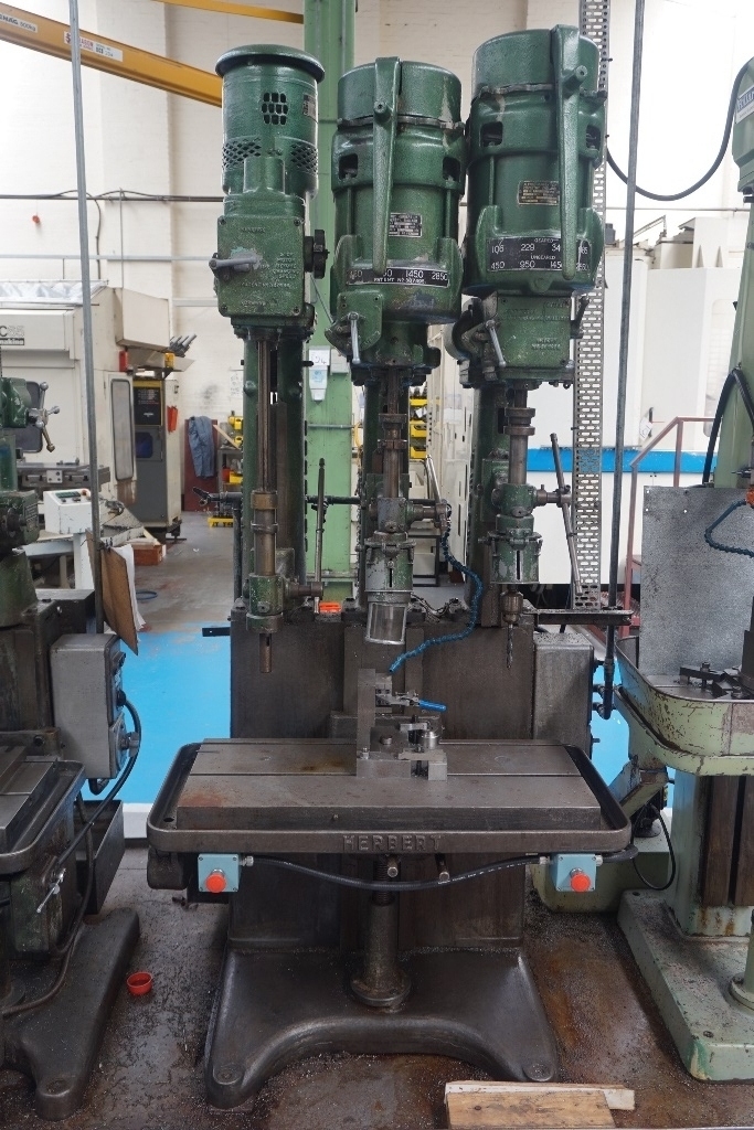 Herbert 3 Spindle Drilling Machine