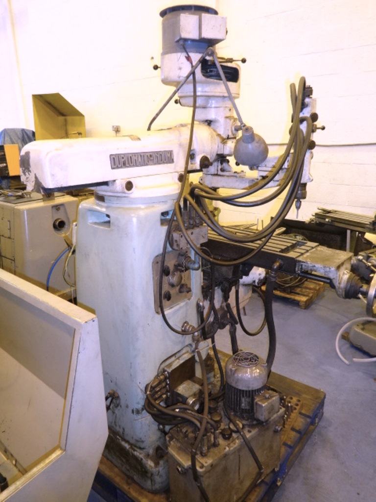 Induma Hydraulic Die Sink Copy Duplomatic Induma Mill