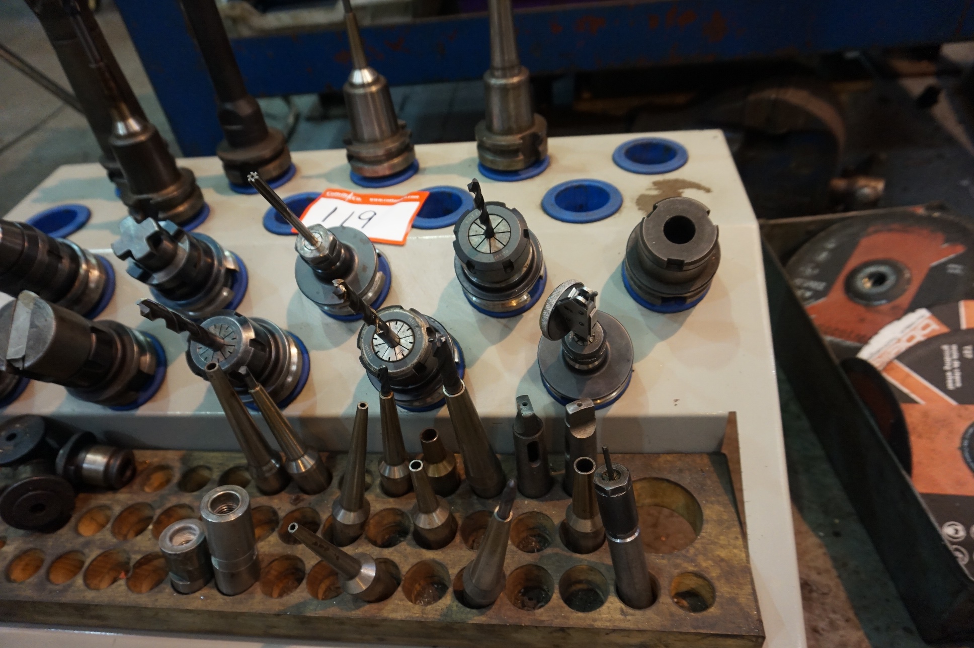 Rack of BT40 Tooling