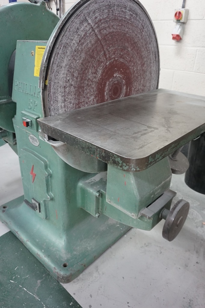 Phillipson BP Double Disc Sander