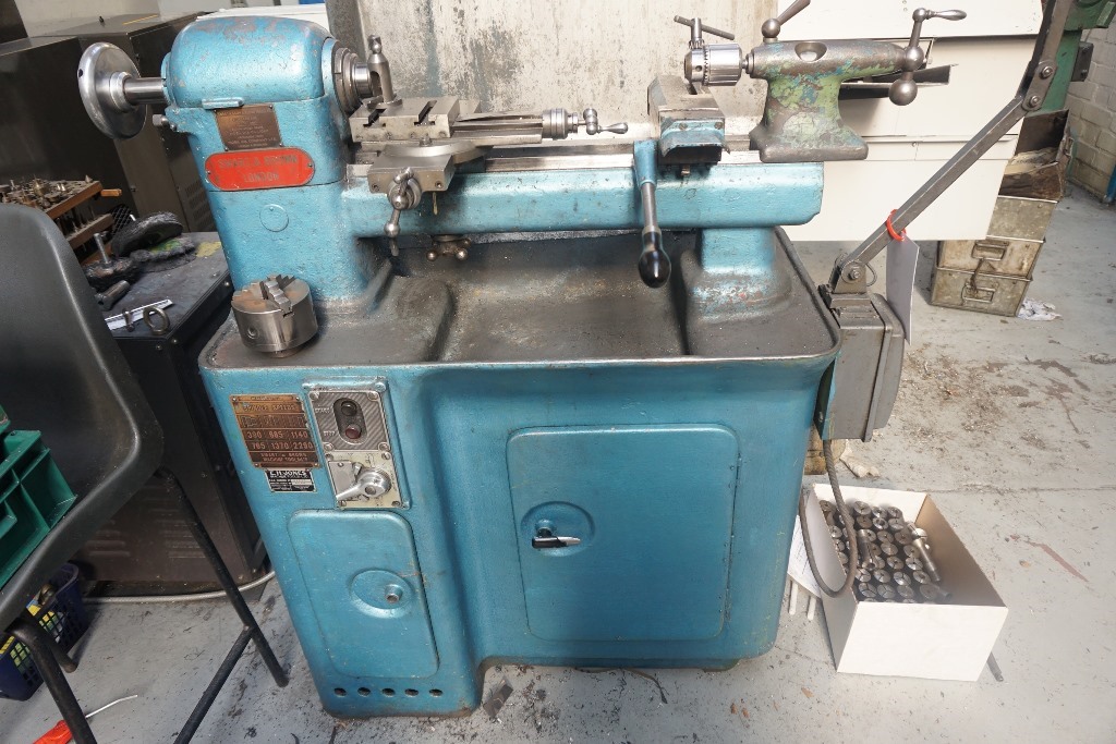 Smart & Brown Bench Lathe with Collet & 3-Jaw Chuck