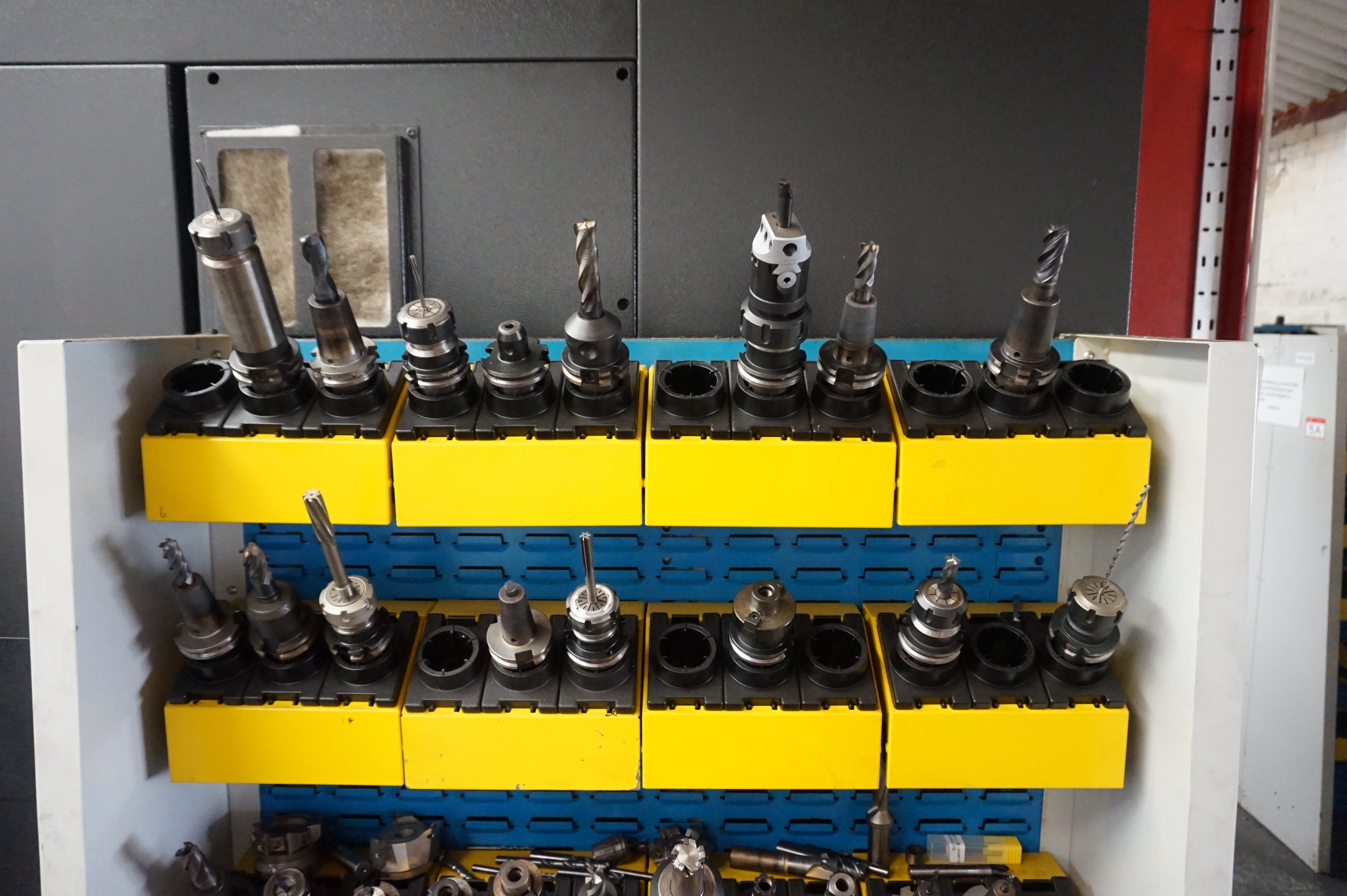 Rack of CAT40 Tooling