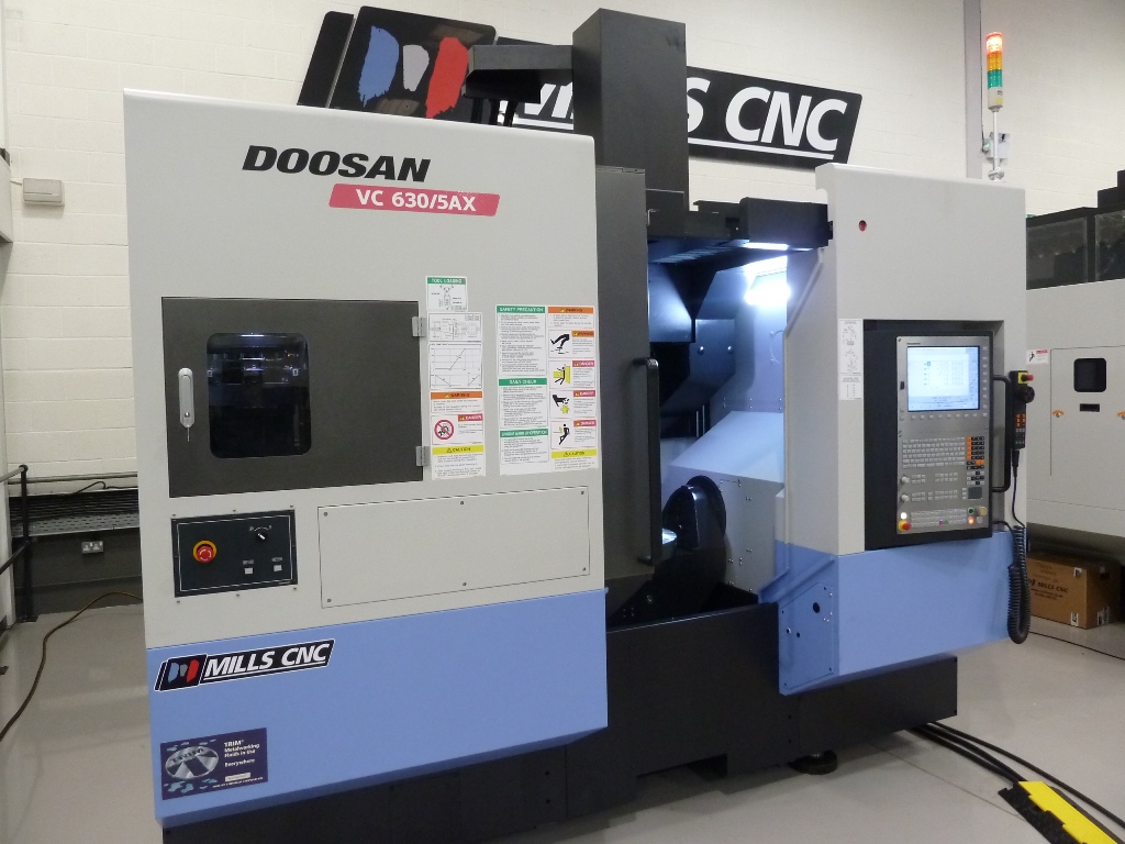 Doosan VC630-5AX 5-Axis CNC Vertical Machining Centre with Heidenhain ...