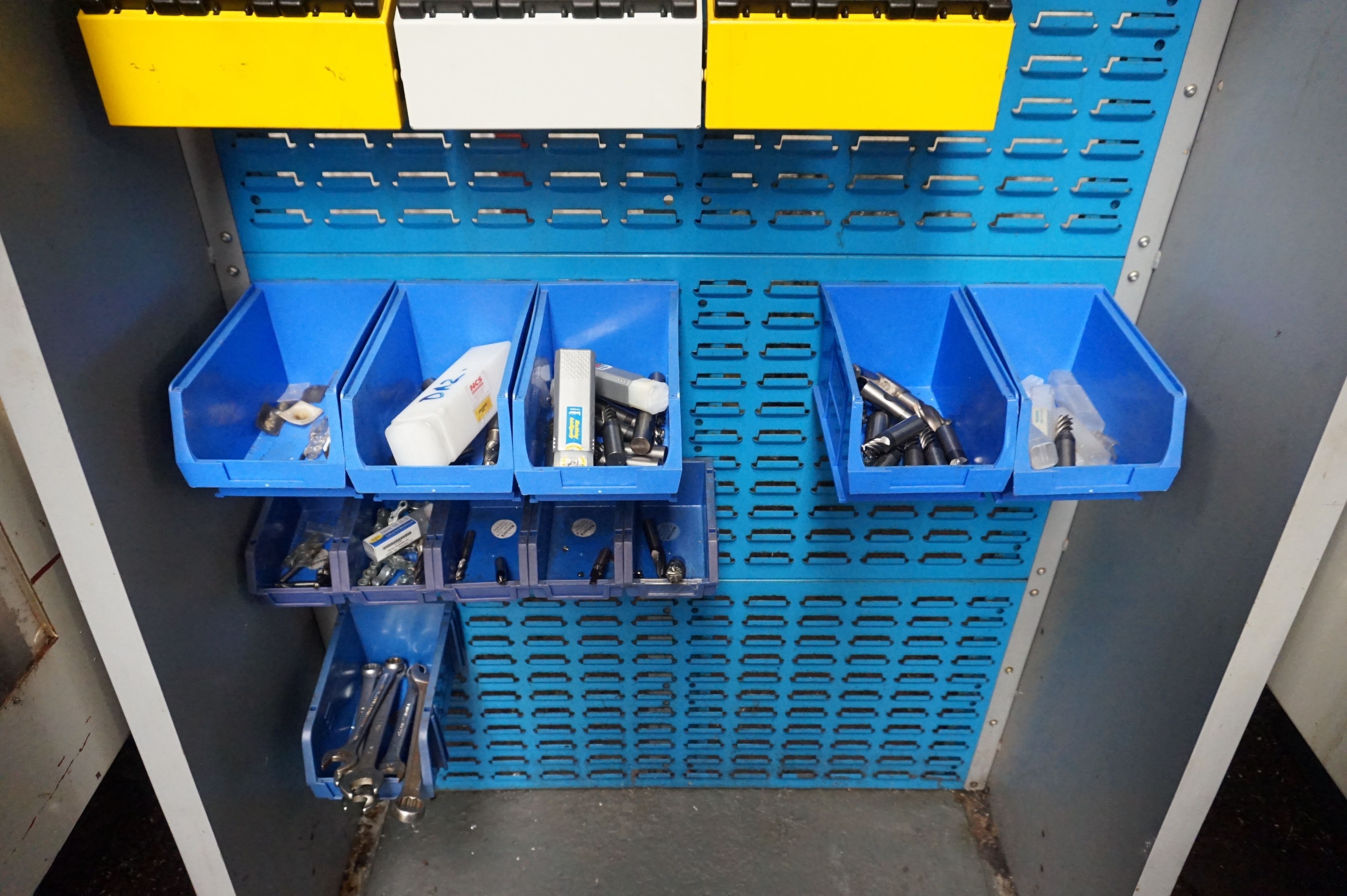 Rack of BT40 Tooling with Cutters