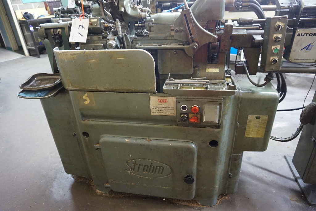 Strohm SJ125 Cam Auto Lathe