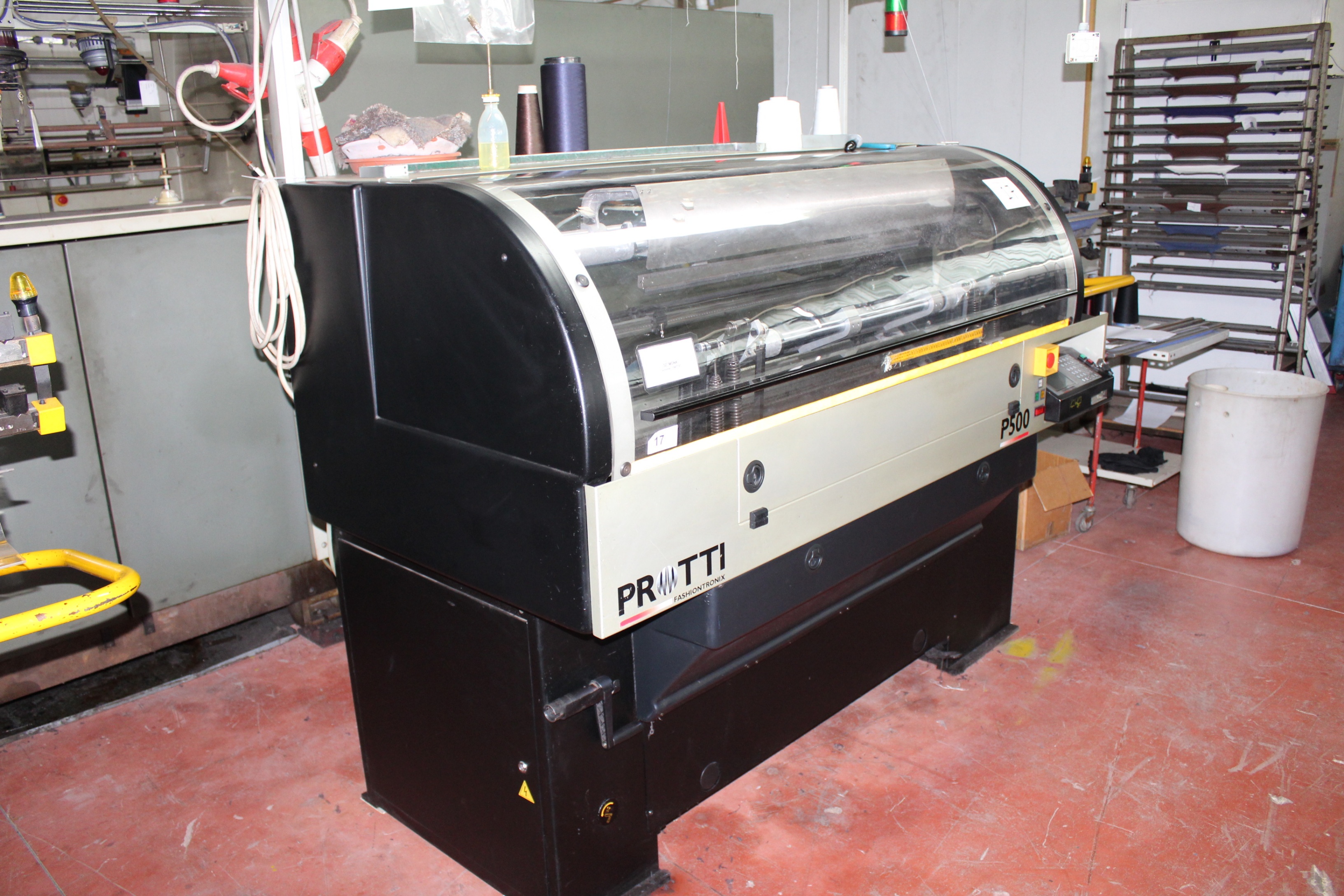 Protti Model P500 Flat Bed Knitting Machine