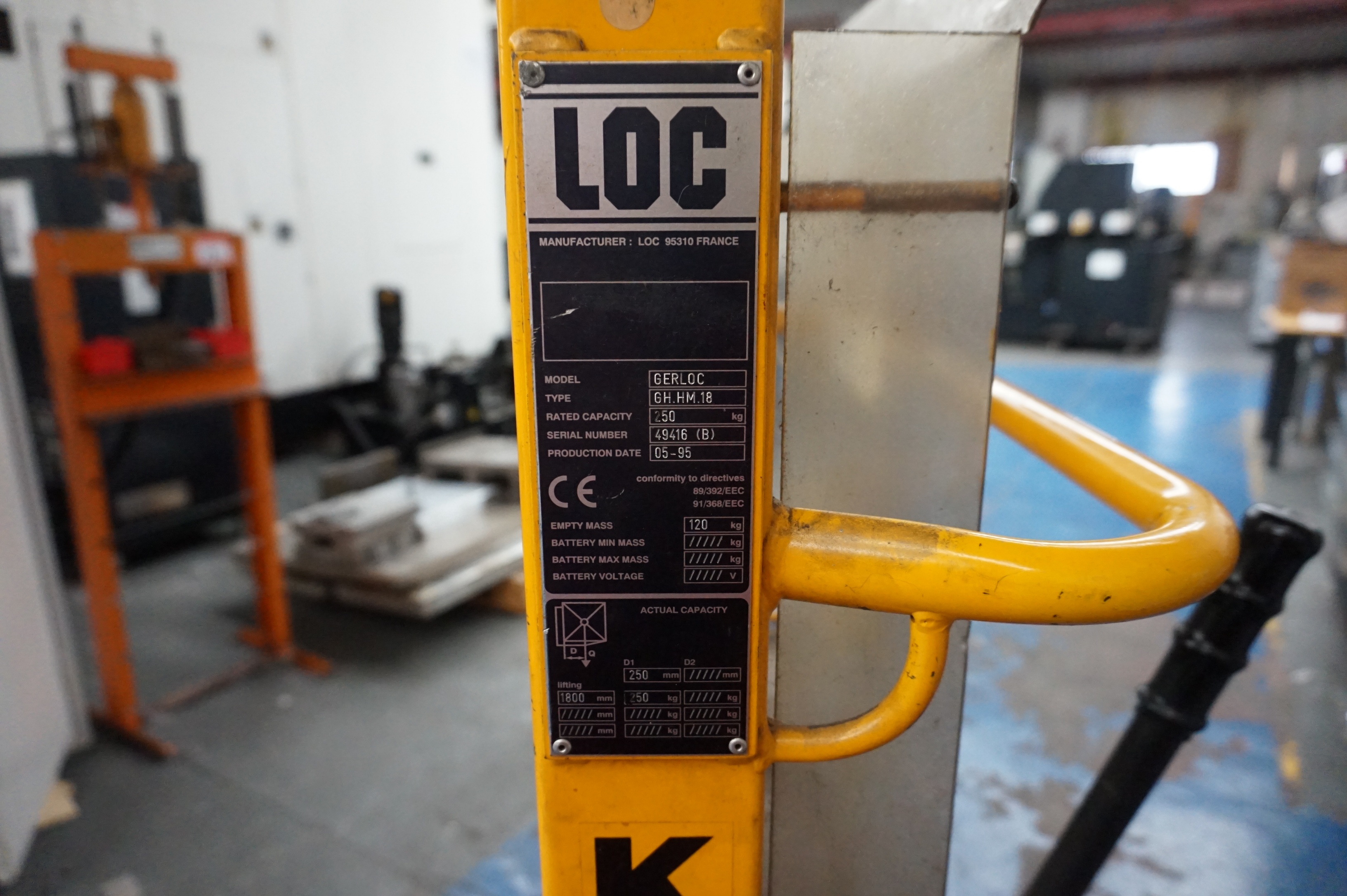 Tool Lift Model Gerloc