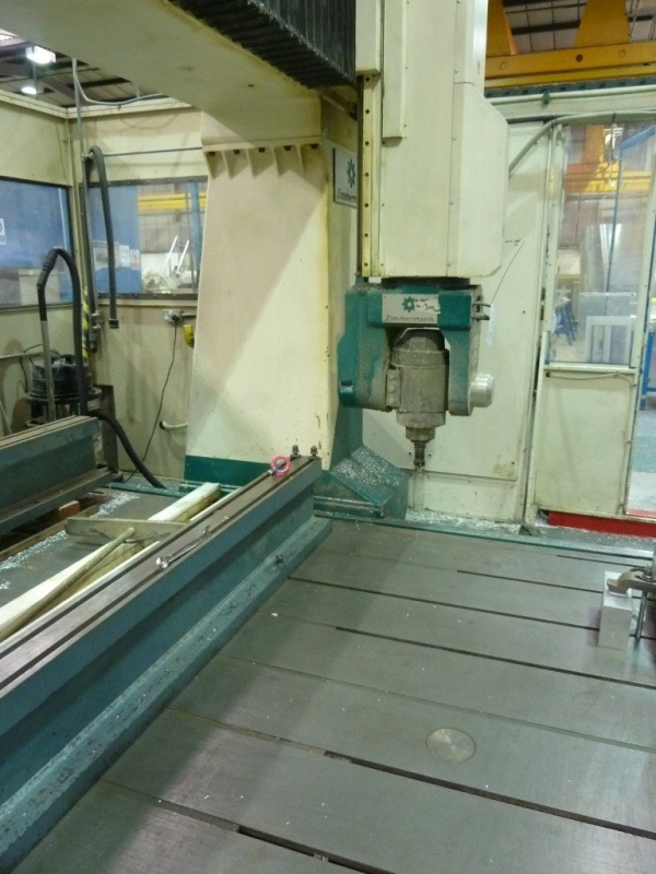 Zimmerman FZ30 5 Axis Floor Mounted Travelling Gantry Milling/Routing ...