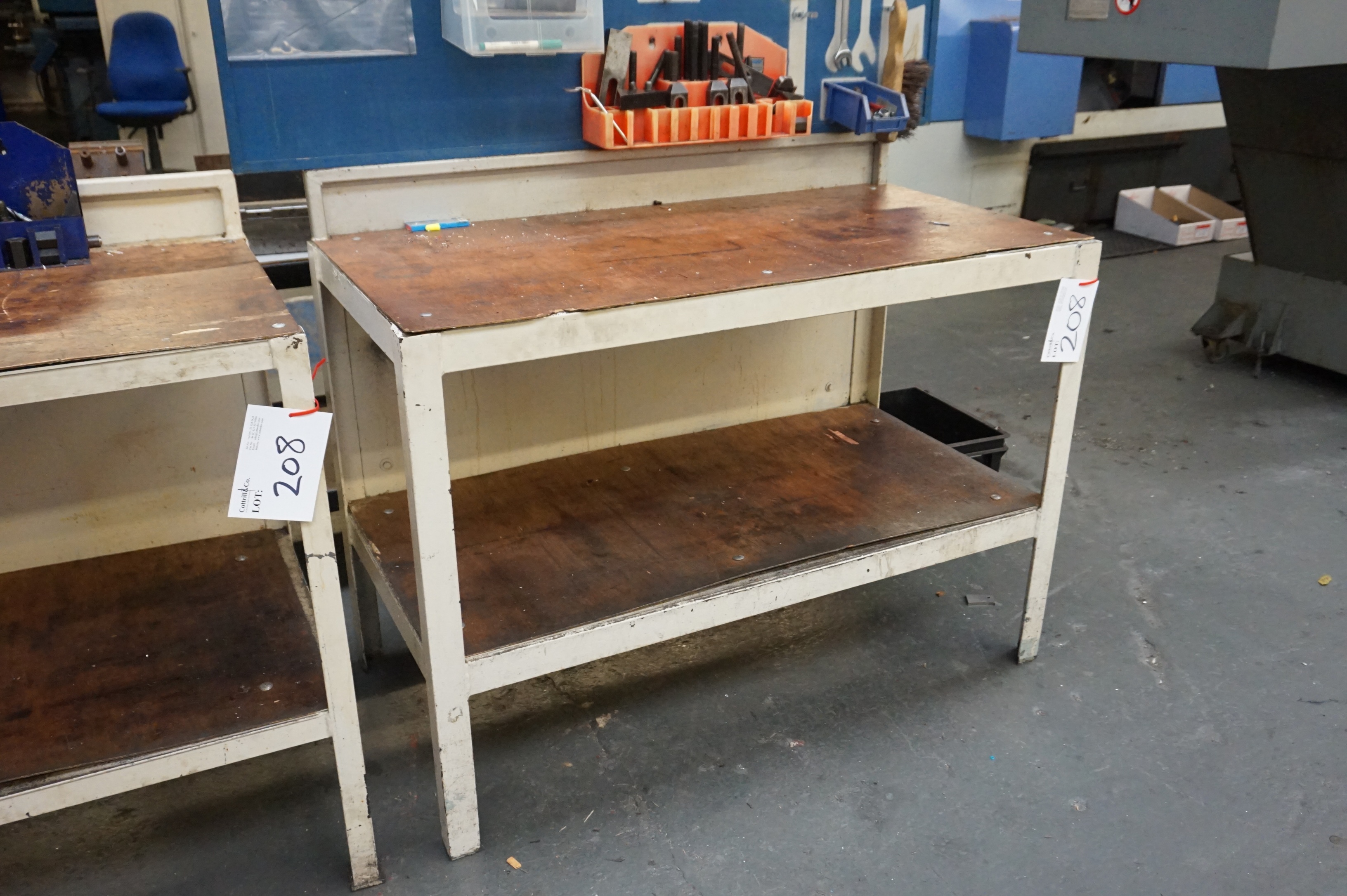 (3) Work Benches with Clamping Sets