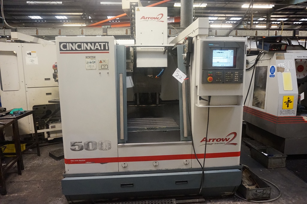 Cincinnati Arrow 2-Series Machining Centre with Acramatic A2100 Control