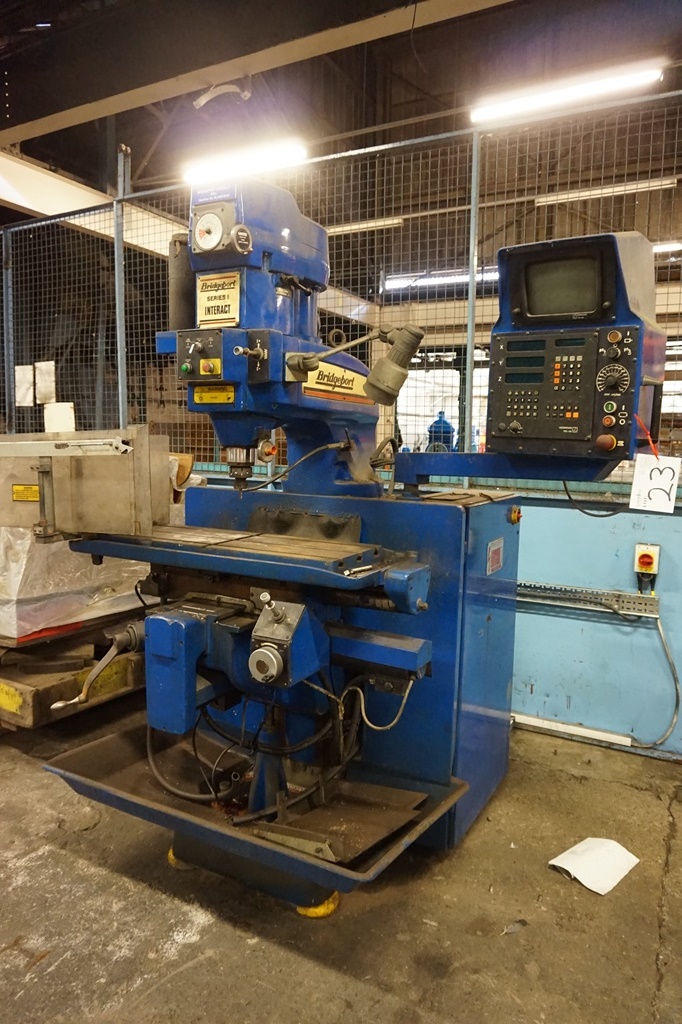 Bridgeport Series Interact 1 Milling Machine with Heidenhain TNC 145 ...
