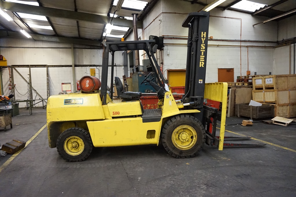 Hyster Model H5.00 XL Gas Fork Lift Truck