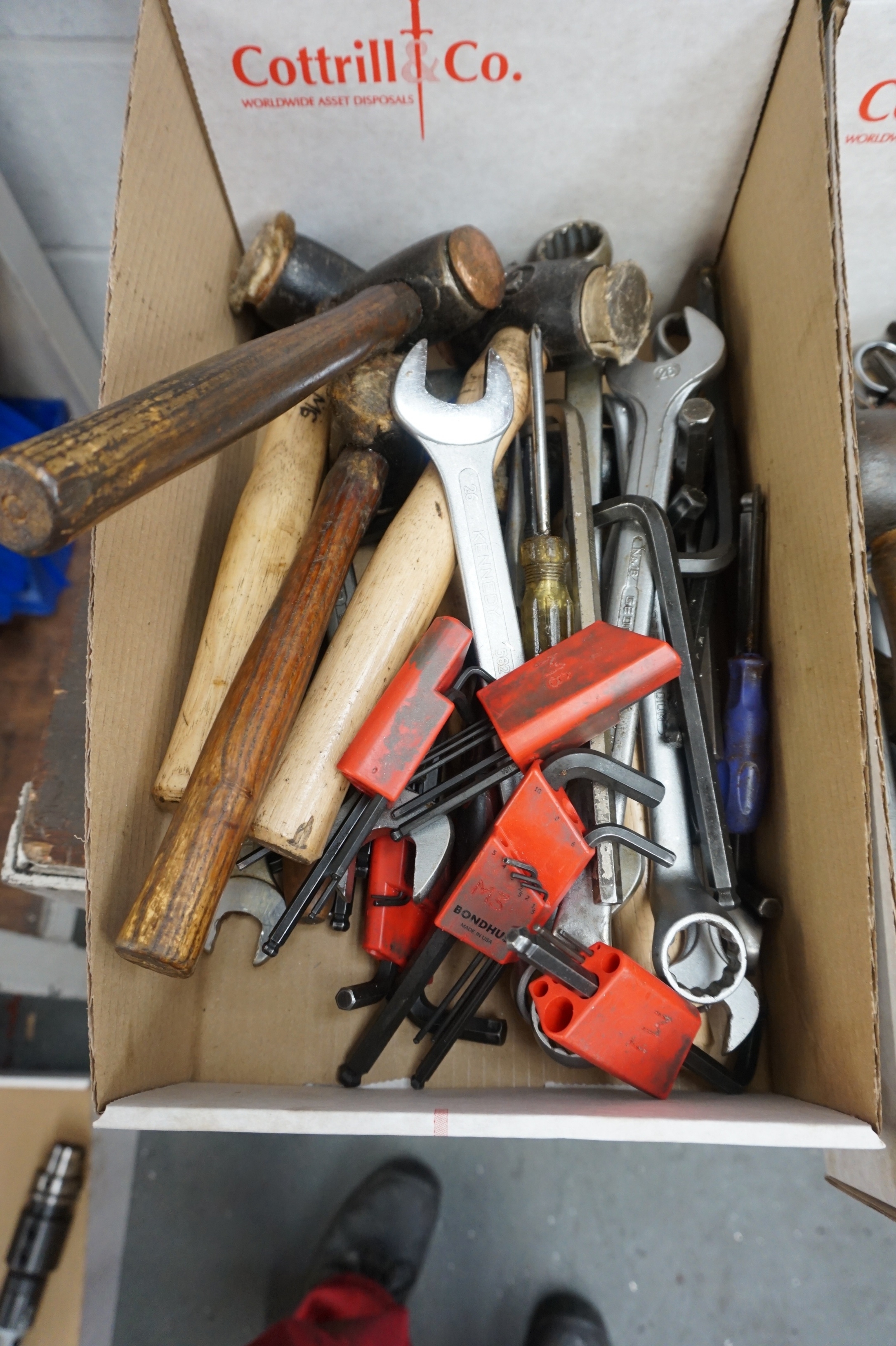 (2) Boxes of Hand Tools