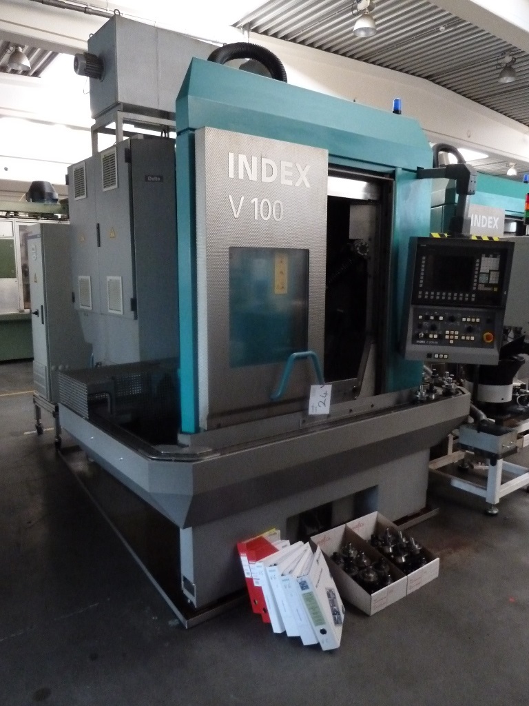 Index V100 Vertical Turning Centre with C200-4D Control with Renishaw ...