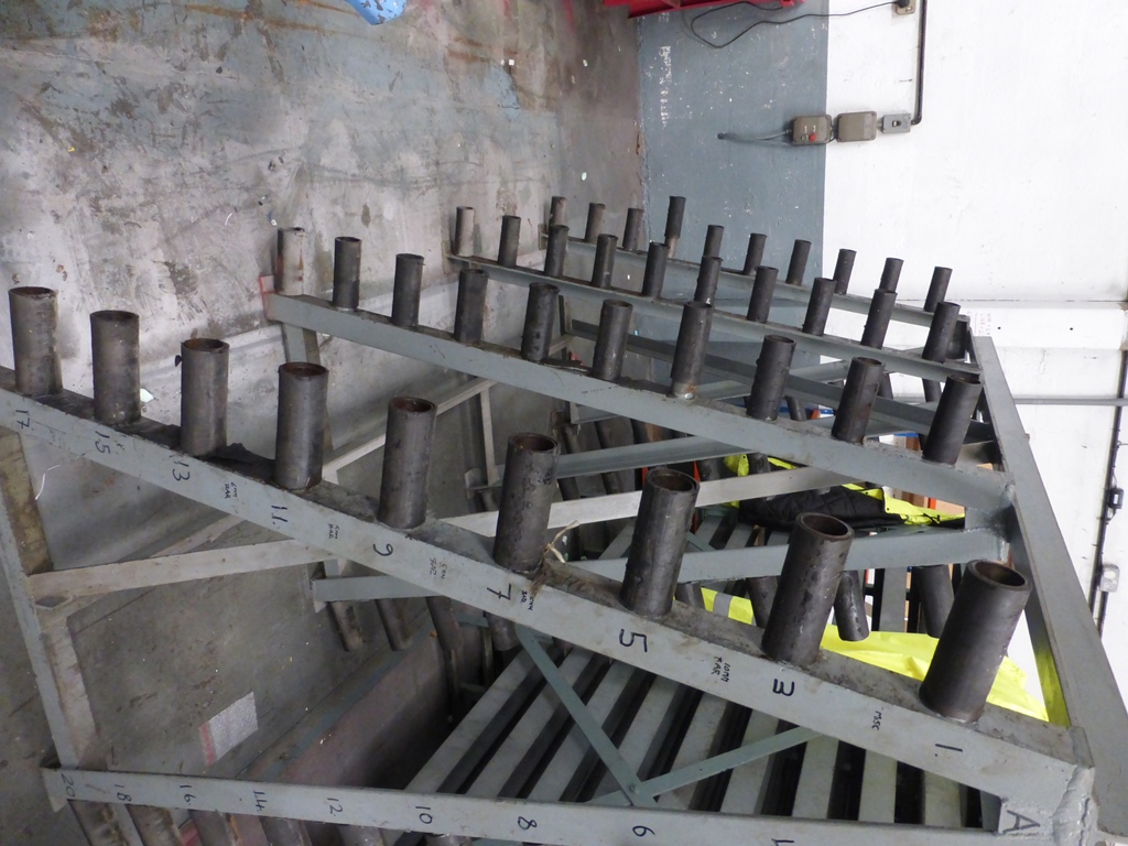 Steel A Frame Type, 20 Shelf Stock Storage Rack