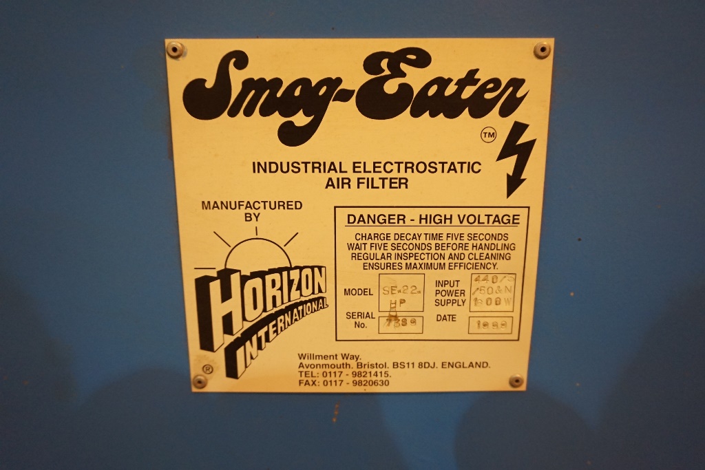 SMOG-Eater Model SE.22HP Industrial Electrostatic Air Filter