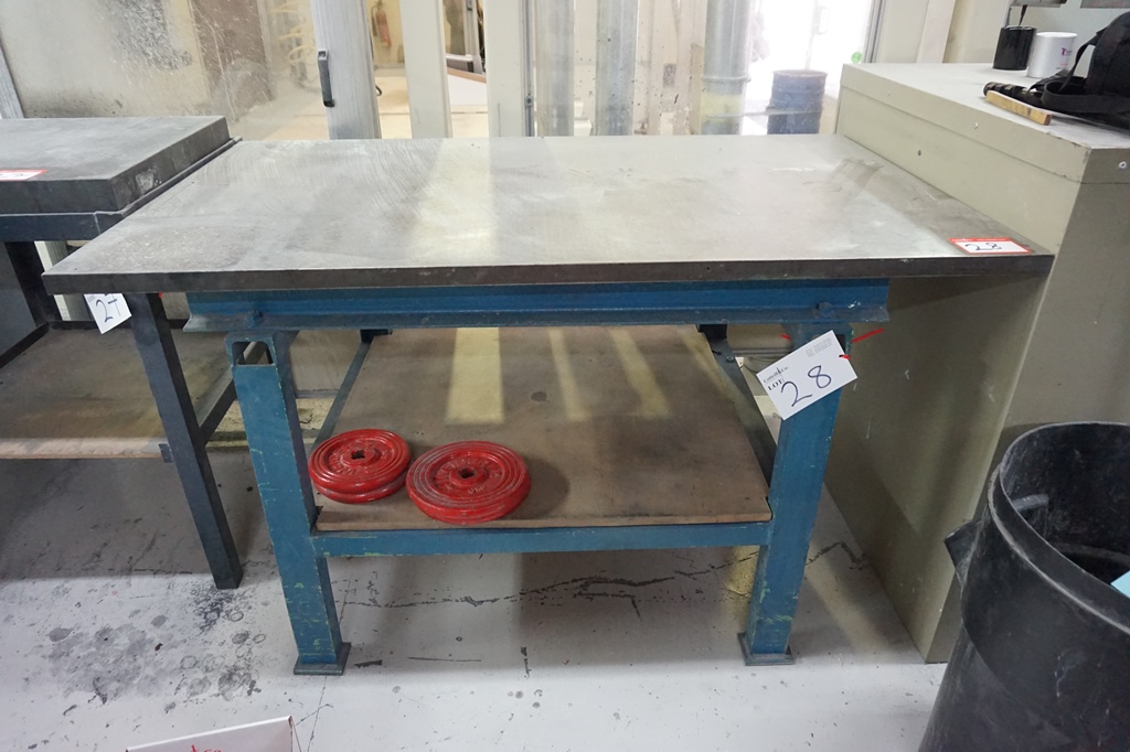 60’’ x 36’’ Steel Marking out Table