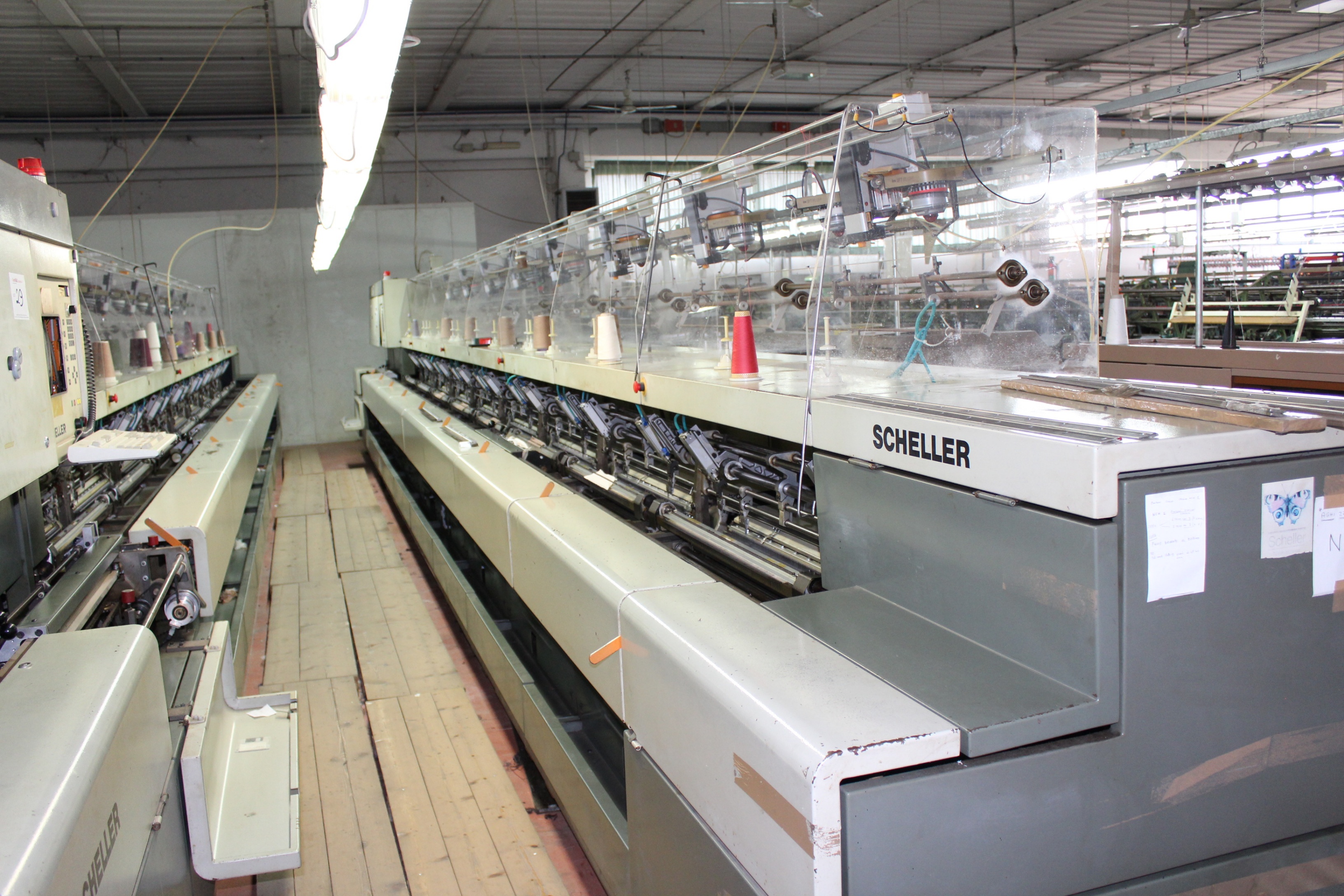 Scheller Model NCH Fully Fashioned Flat Knitting Machine