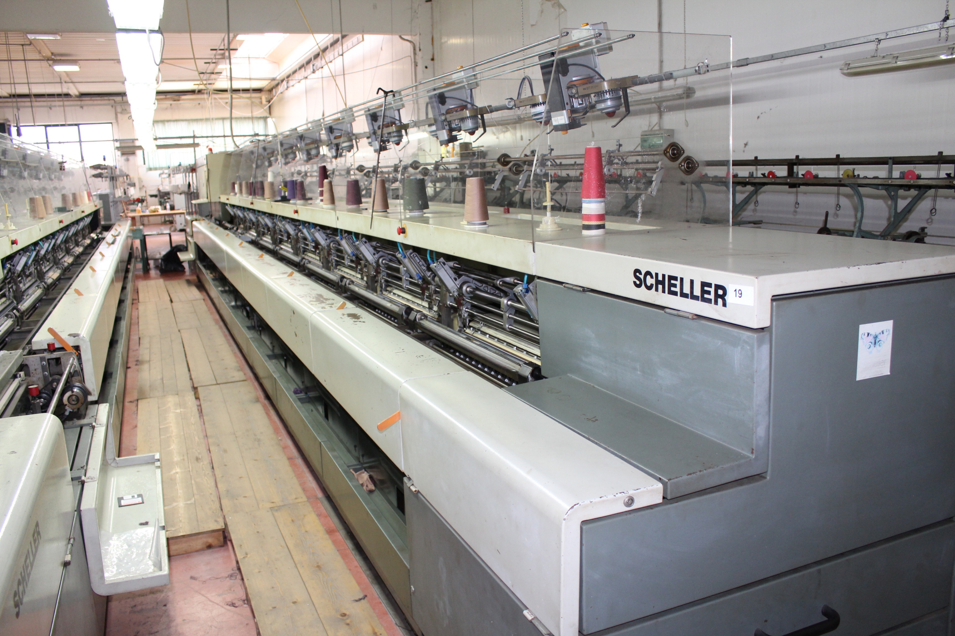 Scheller Model NCH Fully Fashioned Flat Knitting Machine