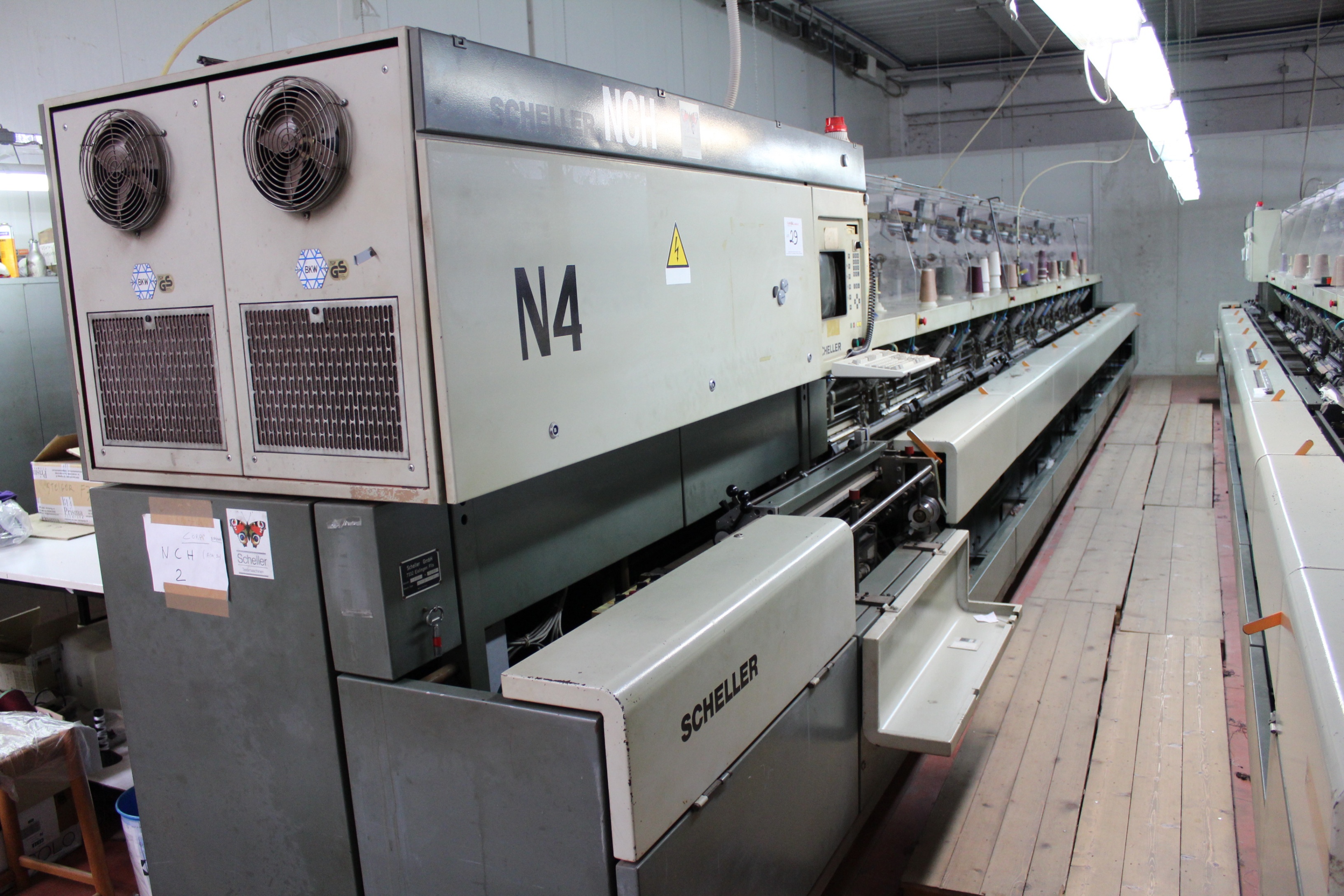 Scheller Model NCH Fully Fashioned Flat Knitting Machine
