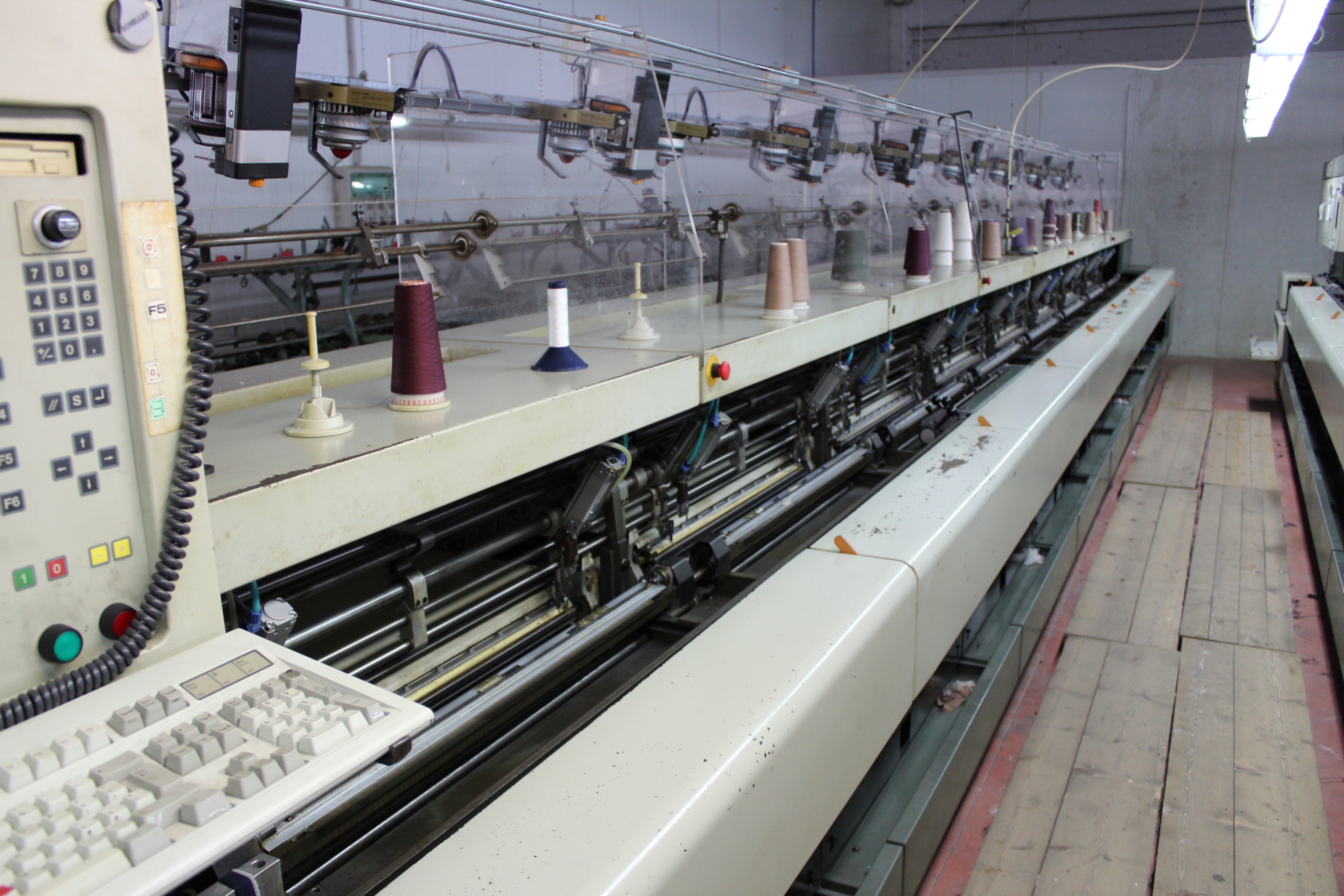 Scheller Model NCH Fully Fashioned Flat Knitting Machine