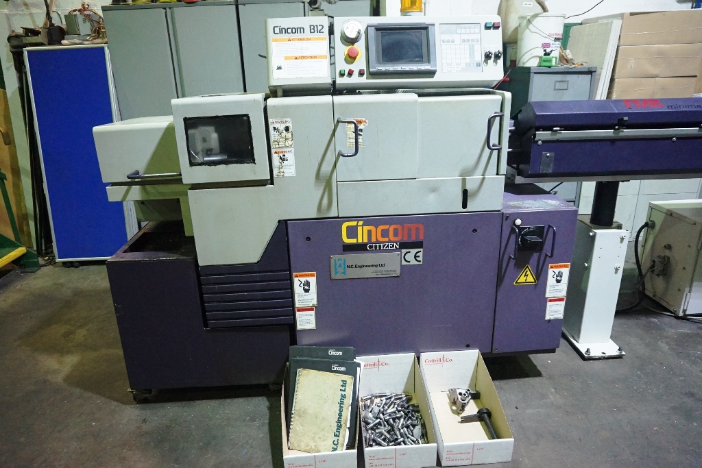 Citizen Cincom B12 Sliding Head Lathe