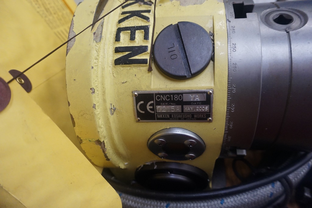 Nikken 4th Axis Unit, Type CNC 180 YA