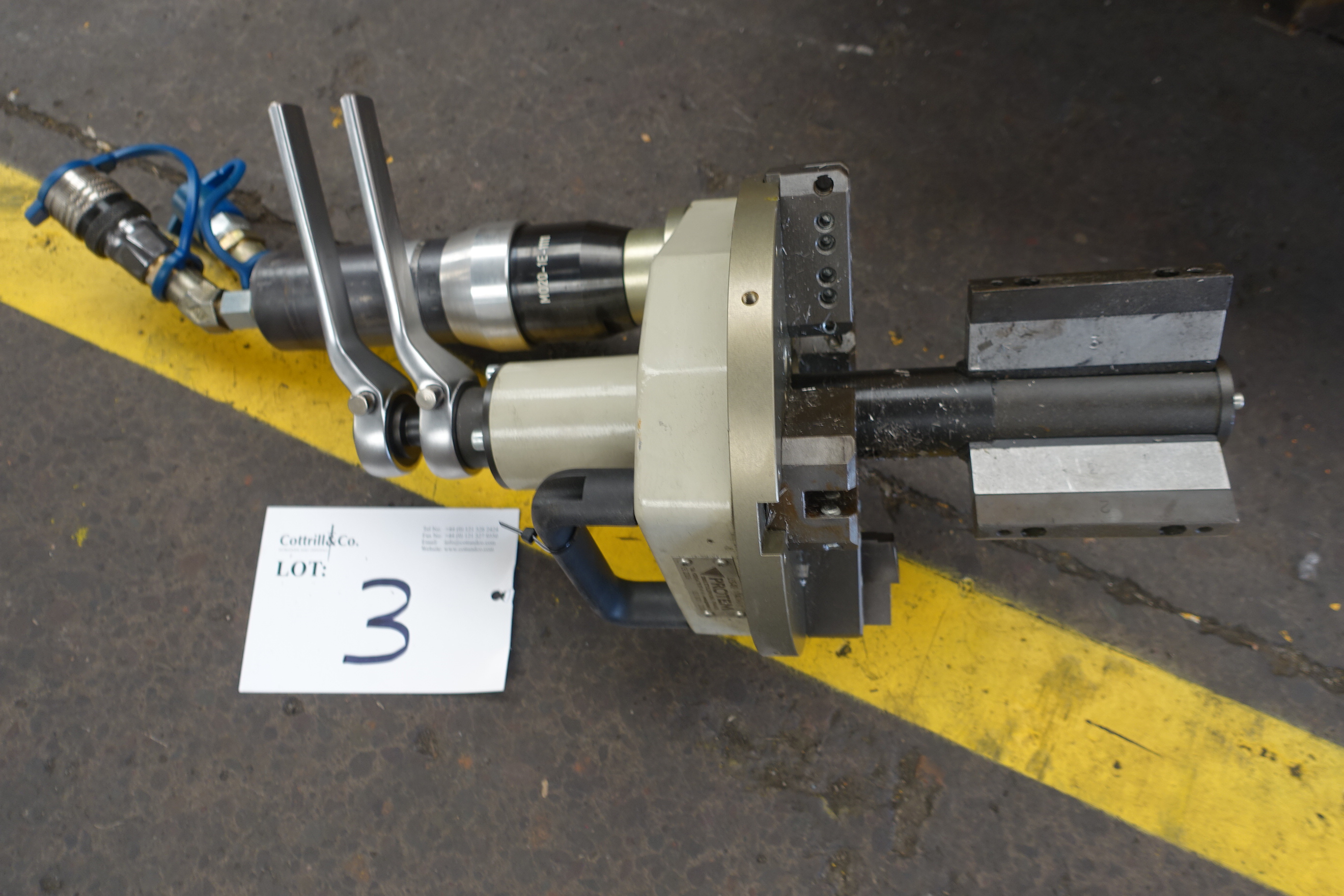 Fina Hydran Model TSX 46 Tube Weld Prep Machine