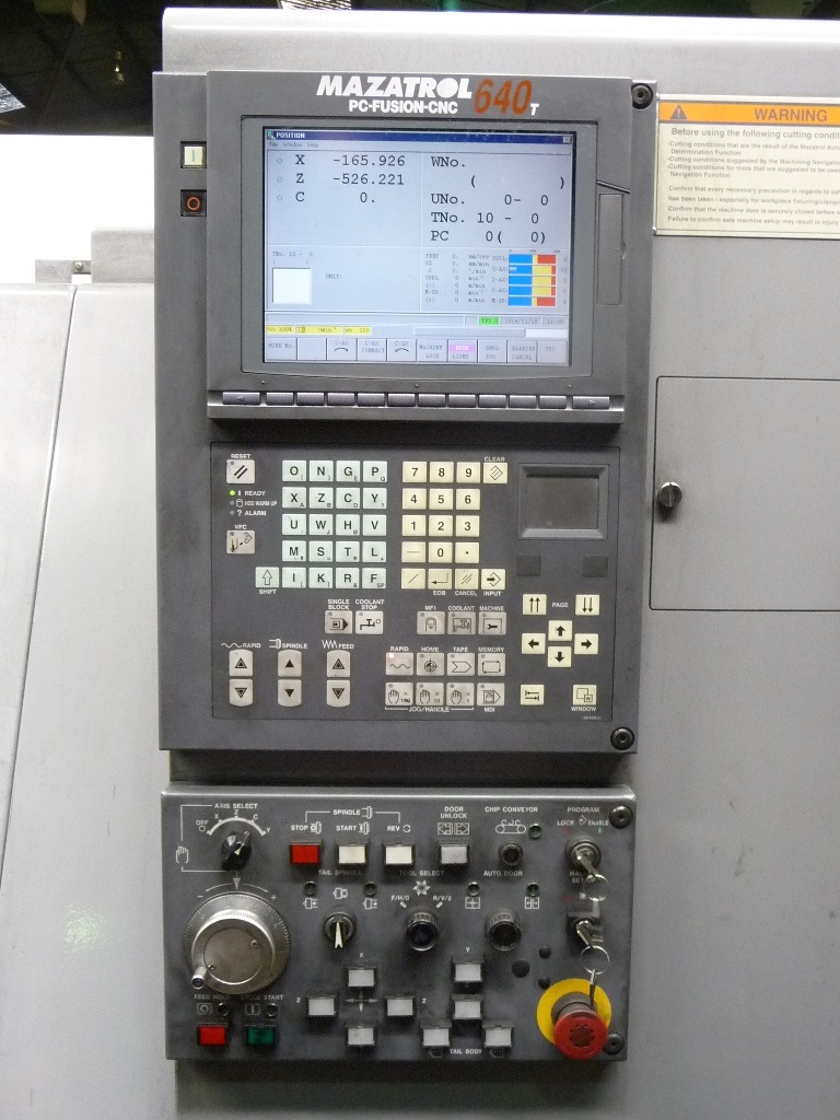 Mazak SQT 250 MS Multi Axis CNC Lathe