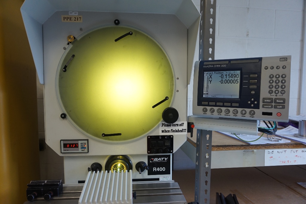 Baty R400 XLIES Shadowgraph