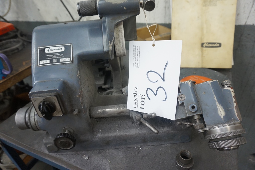 Alexander 2CG Tool & Cutter Grinder