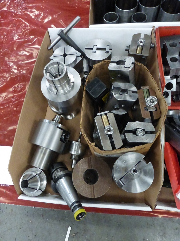 (4) Boxes of Assorted Work Holders