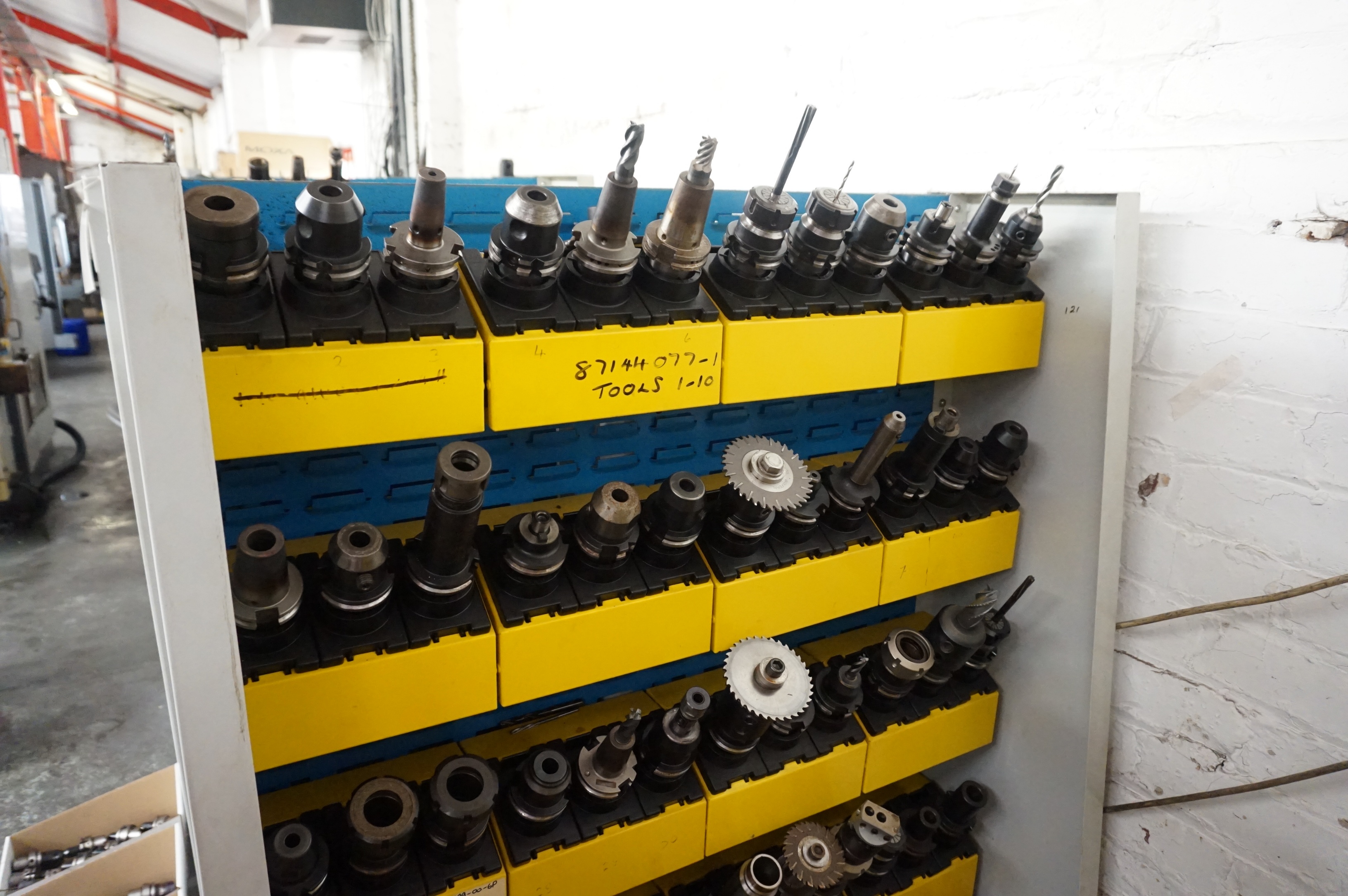 Rack of CAT 40 Tooling