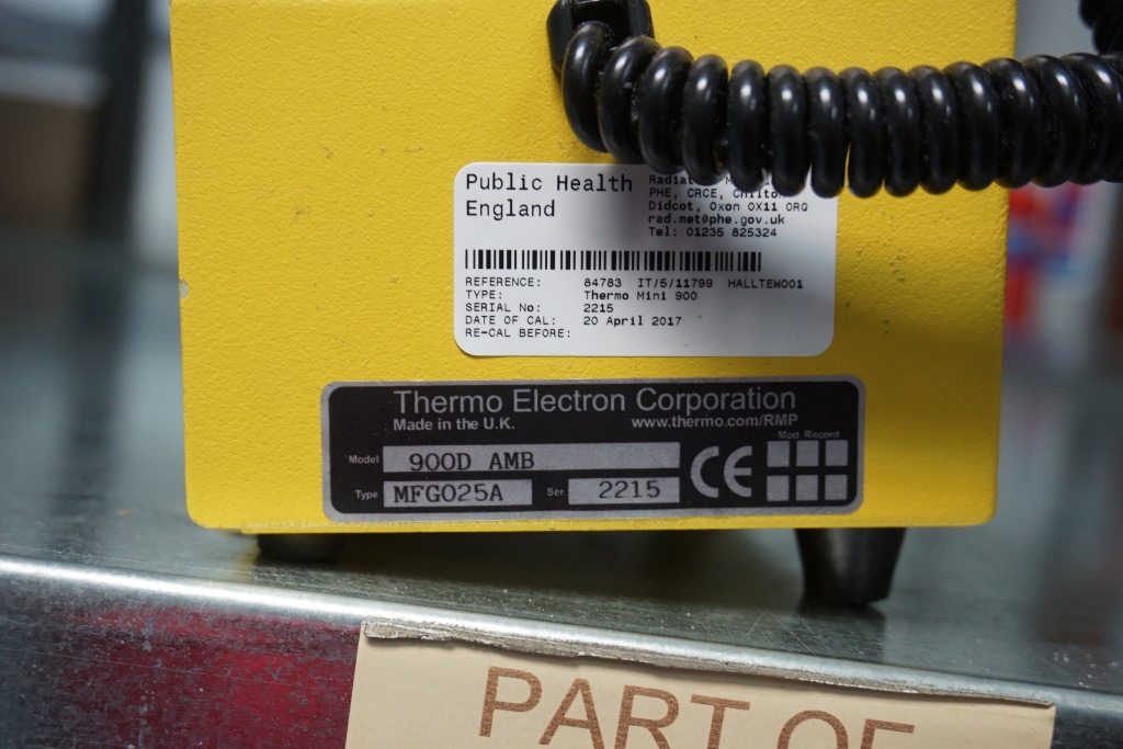 Thermo Electron Corporation Mini 900D Rate Meter Gamma Radiation Detector