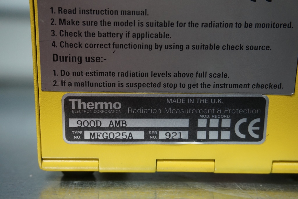 Thermo Electron Corporation Mini 900D Rate Meter Gamma Radiation Detector