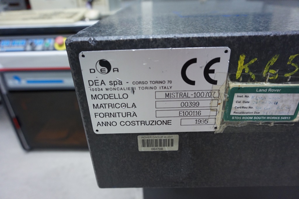 Mistral CMM, Model Mistral 100707