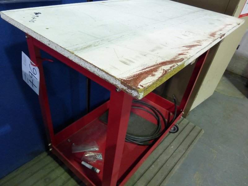 (4) Steel Cupboards, Steel Trolley, (1) ATB-3 Air Tool Balancer Steel ...