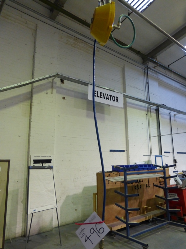 (4) Steel Cupboards, Steel Trolley, (1) ATB-3 Air Tool Balancer Steel ...