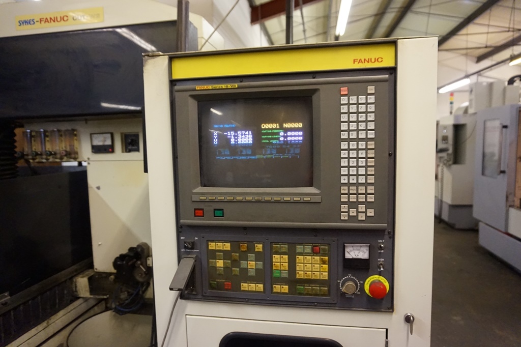 Fanuc CUT-WZ Wire EDM with Fanuc 16-WA Control