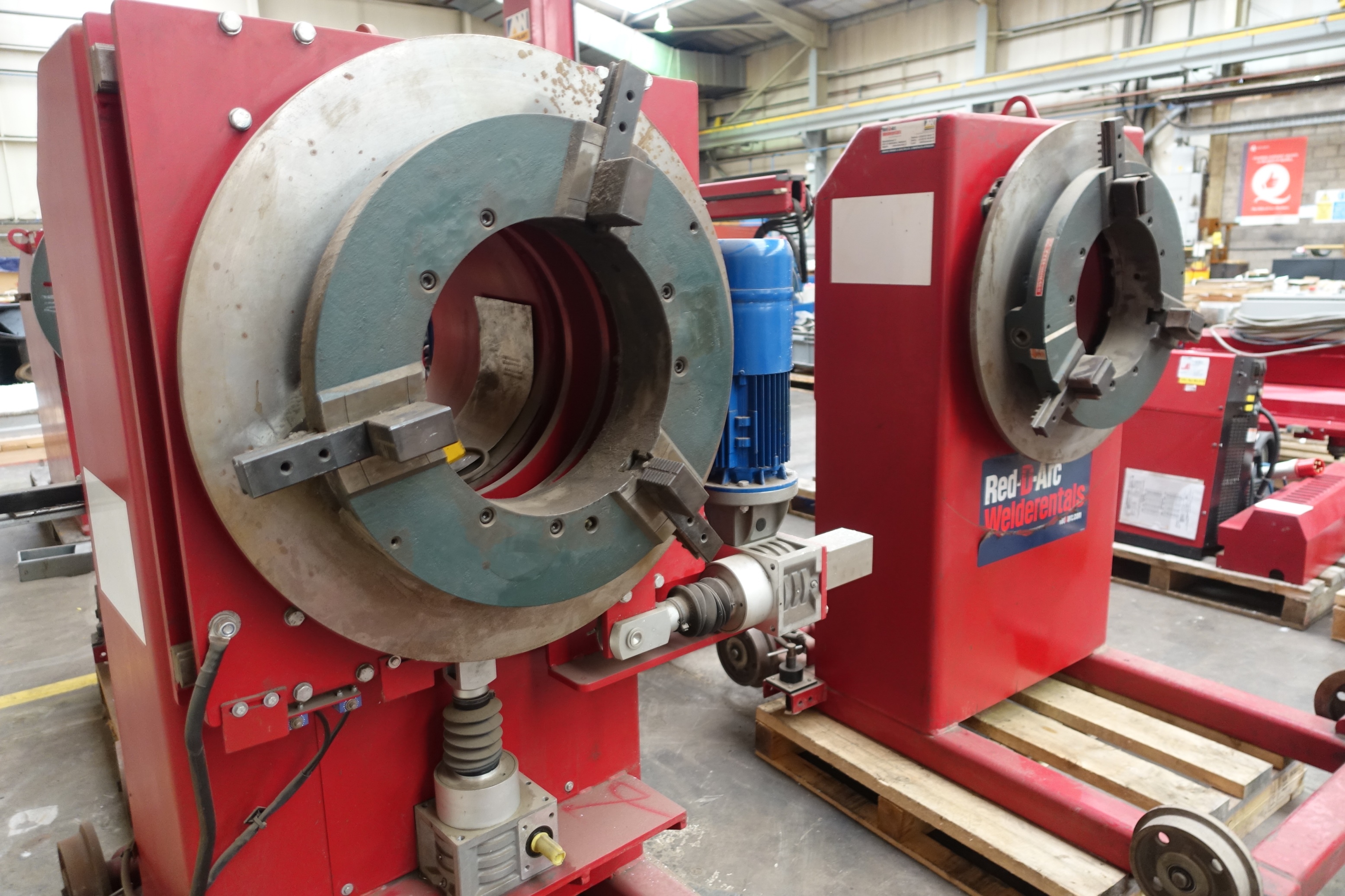 (2) A & N Vertical Rotating Turntable Positioners