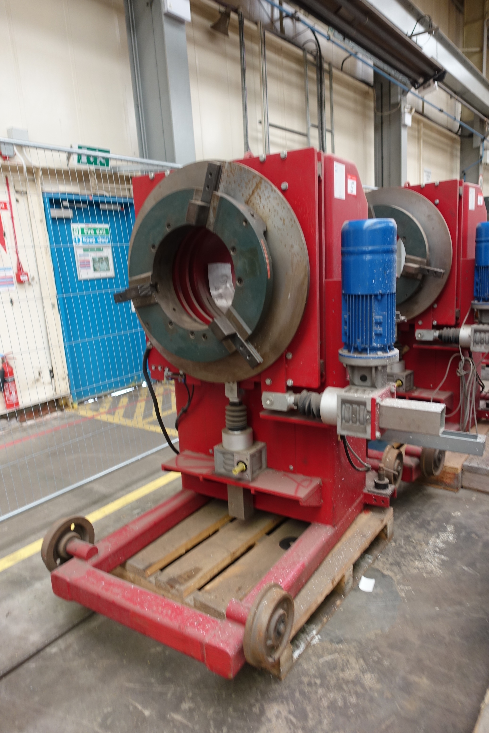 (2) A & N Vertical Rotating Turntable Positioners