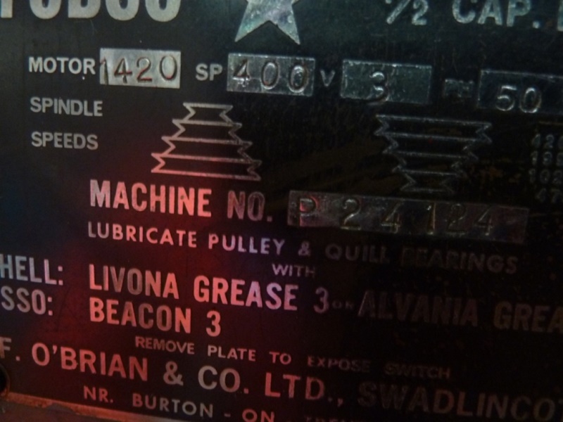 Fobco Star Pillar Drilling Machine