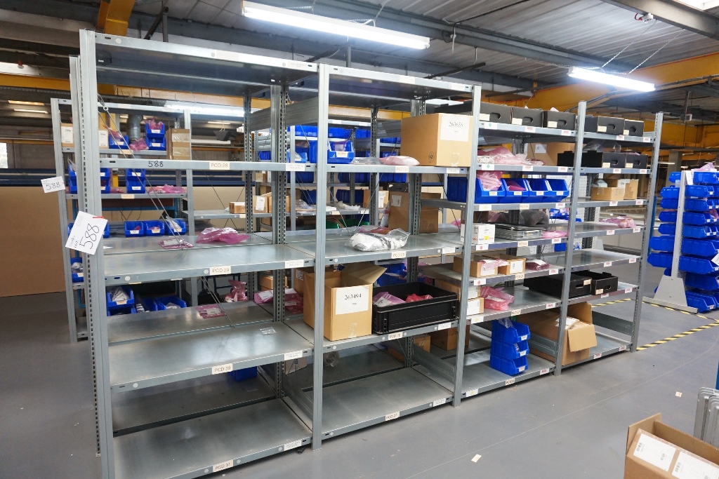 Qty of Silver Racking