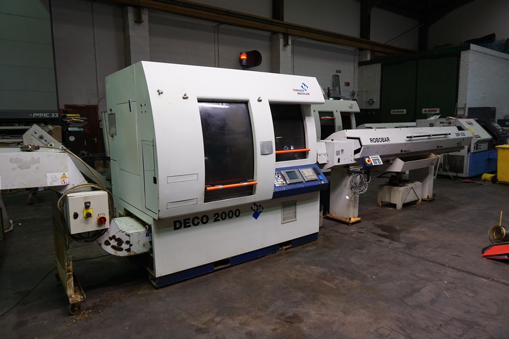 Tornos Deco 2000/26 Multi axis Sliding head CNC Lathe with Fanuc PNC ...