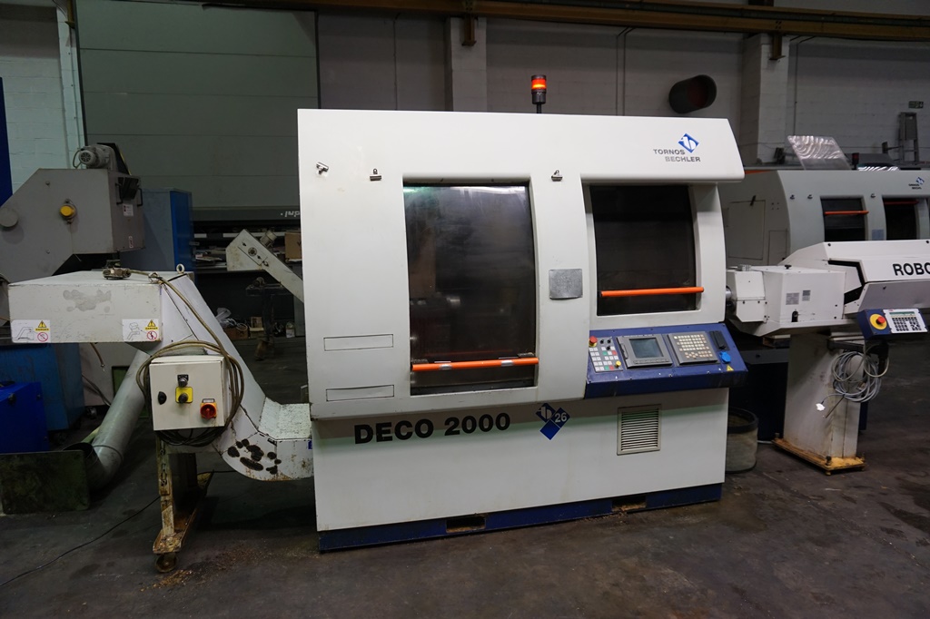 Tornos Deco 2000/26 Multi axis Sliding head CNC Lathe with Fanuc PNC ...