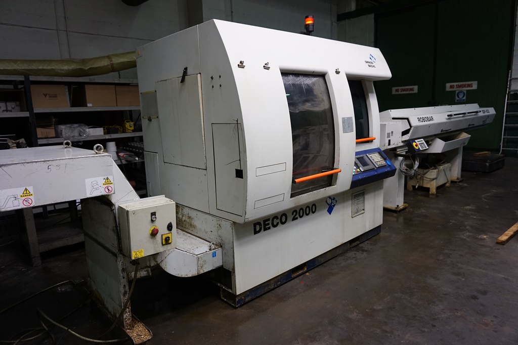 Tornos Deco 2000/26 Multi axis Sliding head CNC Lathe with Fanuc PNC ...