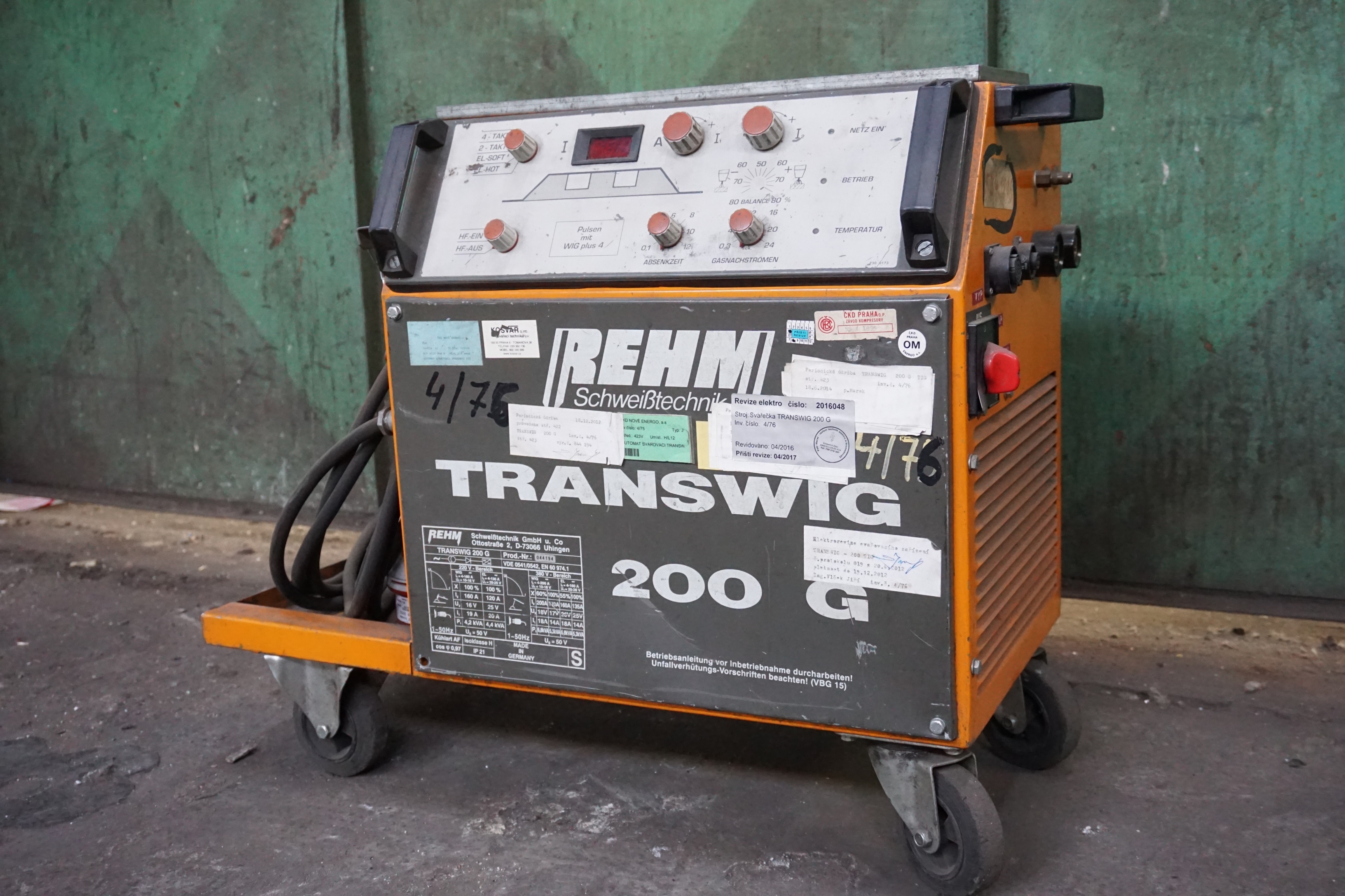 REHM Trans Wig 200G Welder