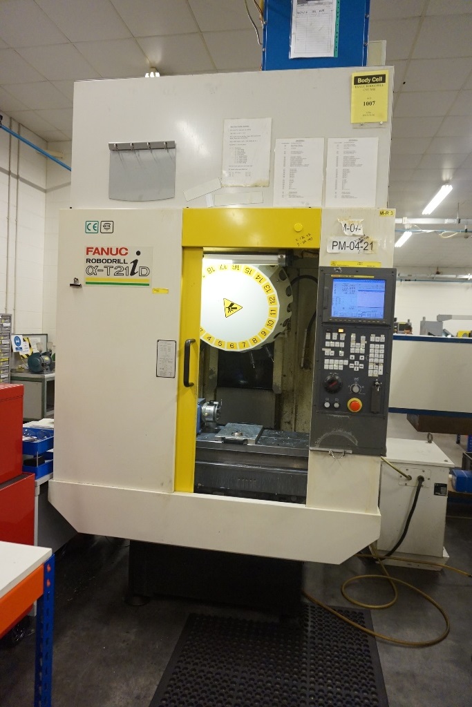 Fanuc Robodrill T21 iD Machining Centre with Fanuc 16imb Control