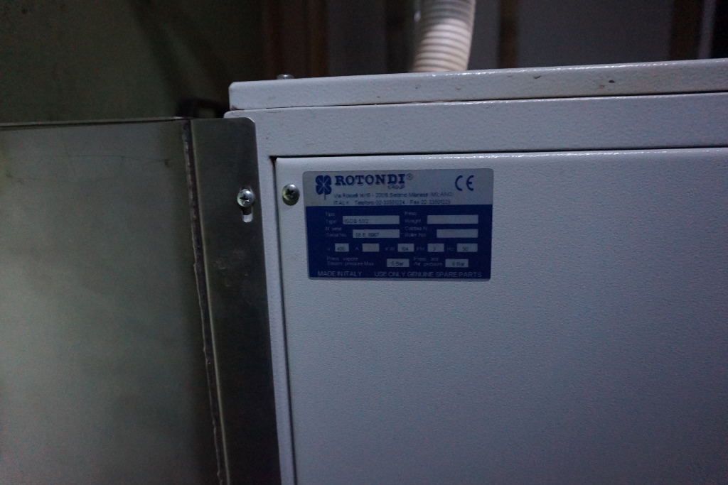 Rotondi Type IGOS 57/2 Steam Boiler